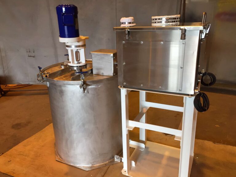 Lime Slurry Mix Tank | Solids Material Handling | Abrasive Blasting ...